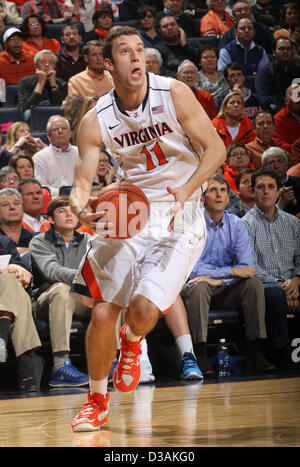 Virginia forward Evan Nolte (11) during the NCAA Basketball game ...