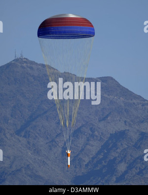 NASA tested the Ares I rocket parachute system as part of the ...