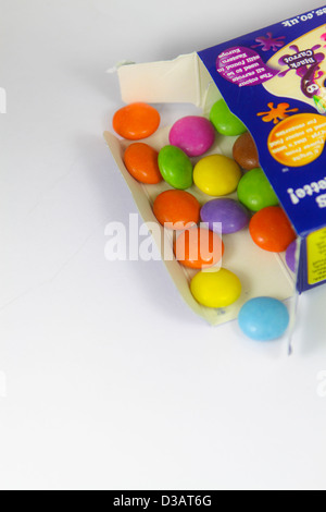 A box of Smarties and sweets Stock Photo - Alamy