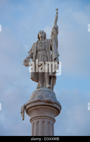 Christopher Columbus statue, San Juan, Puerto Rico Stock Photo - Alamy