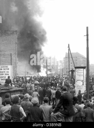 1953 - Demonstrations and riots in East Berlin- Soviet occupation ...