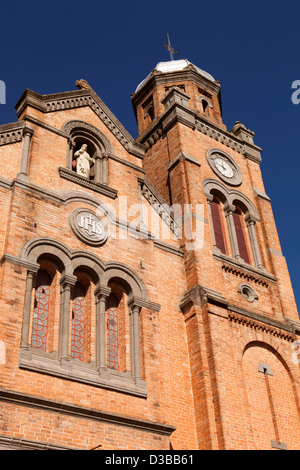 Madagascar, Fianarantsoa, Upper Town, Ambozontany Catholic Church and ...