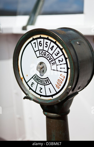 Old Ship Throttle Speed Control and Communication System, Vintage Stock ...