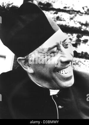 The French actor Fernandel in a scene from the film "The cow and the ...