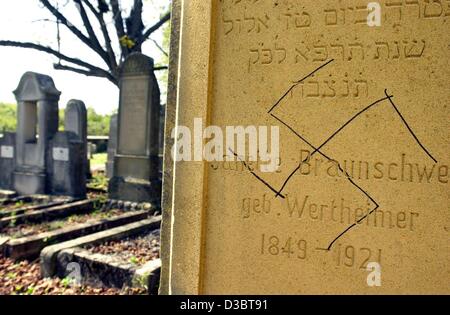 General view over the graves in the German cemetery at Nantillois ...