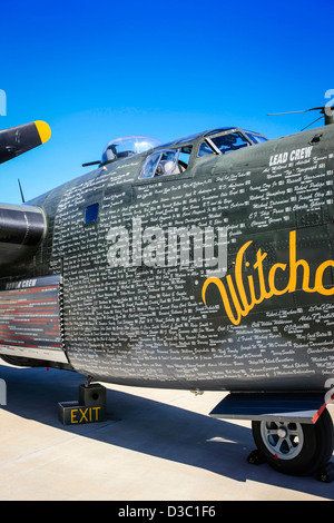 B24 Consolidated Liberator ww2 bomber plane upper gun turret Stock Photo - Alamy