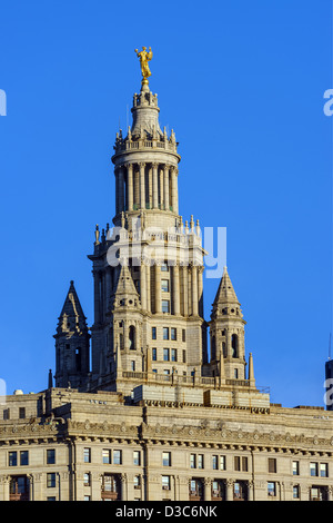 New York City Hall, Manhattan, From Brooklyn Bridge Stock Photo - Alamy
