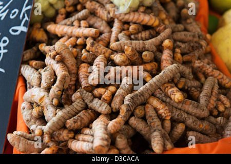Tropical fruits and vegetables at Fort-de-France market, Martinique ...