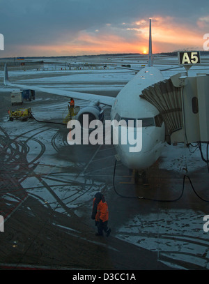 The Delta Airlines plane in flight Stock Photo - Alamy