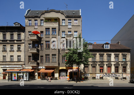 Boxhagener strasse street, Friedrichshain, Berlin, Germany Stock Photo ...