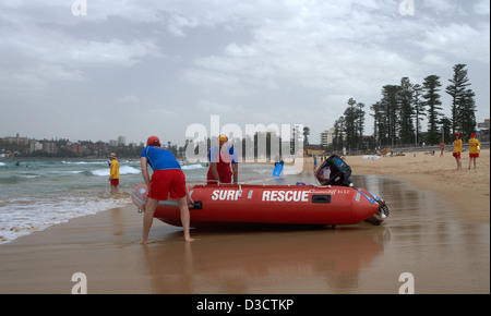 A lifeguard on Manly beach, Sydney, Australia Stock Photo - Alamy