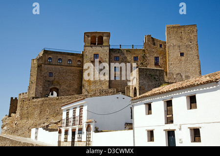 "Castillo de Castellar" village town, "Castellar de la Frontera ...