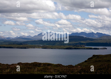 Minginish Cuillins Loch Bracadale Harlosh Island from Idrigill Point ...