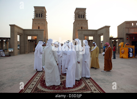 Traditional Arab Style Restaurant. Dubai Deira Old Town. United Arab ...