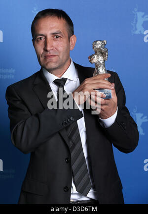 Actor Nazif Mujic, winner of the Silver Bear for Best Actor for the ...