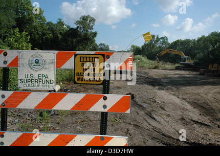 EPA superfund cleanup site Cincinnati Ohio Stock Photo - Alamy