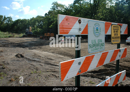 EPA superfund cleanup site Cincinnati Ohio Stock Photo - Alamy