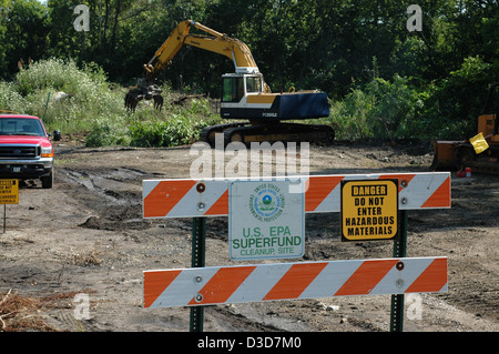 EPA superfund cleanup site Cincinnati Ohio Stock Photo - Alamy