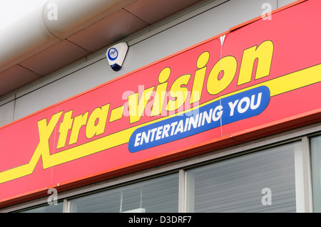 Xtra-vision sign at a store Stock Photo - Alamy
