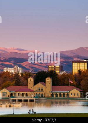 Sunrise over downtown Denver in late Autumn Stock Photo - Alamy