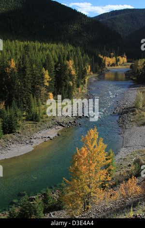 The Middle Fork of the Flathead River, located within Glacier National ...