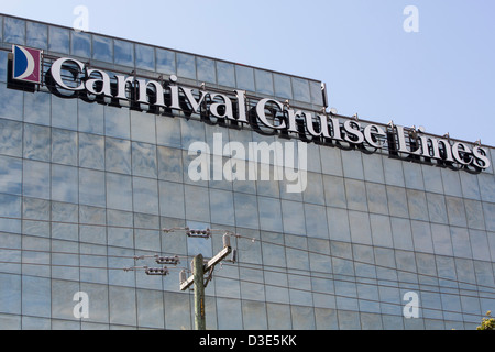 The USA headquarters of cruise operator Carnival Cruise Lines Stock ...