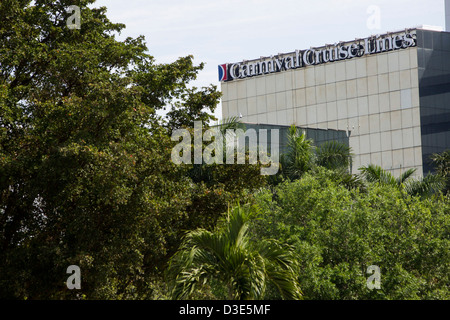 The USA headquarters of cruise operator Carnival Cruise Lines Stock ...
