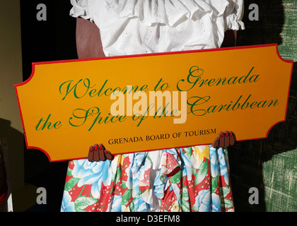 WELCOME TO GRENADA SIGN Stock Photo - Alamy