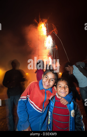 Peru, Ayacucho. Holy Week. People following the processions of Holy ...