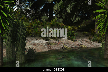 Dipterus is an extinct freshwater lungfish from the Devonian Period of ...