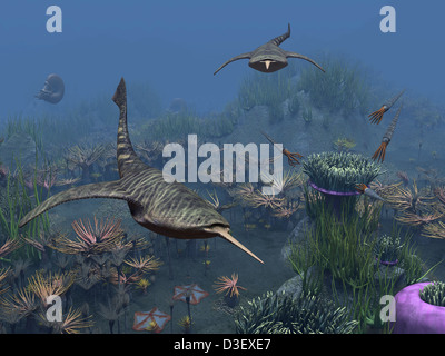 Devonian Doryaspis Fish Stock Photo - Alamy