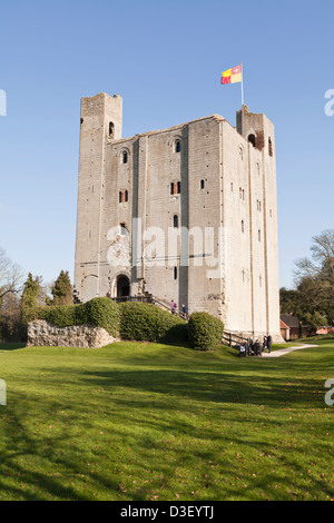 The Norman Keep of Hedingham Castle, built around 1140 by Aubrey de ...