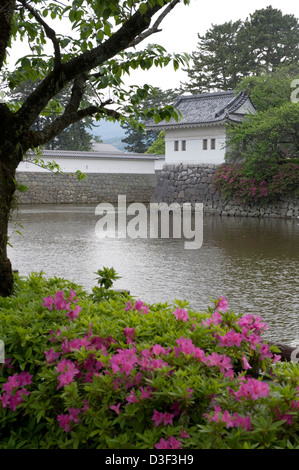 Fortress walls of Odawara Castle of the Doi Clan during the Kamakura ...