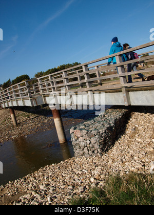 Bridge over the River Char Charmouth Dorset England uk Stock Photo - Alamy