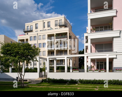 Berlin, Germany, Townhouses at Köbis triangle Stock Photo - Alamy
