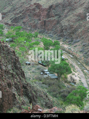 Phantom Ranch Lodge, located within the Grand Canyon National Park ...