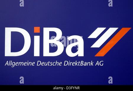 (dpa) - The building of the Allgemeine Deutsche DirektBank 'Diba' is ...