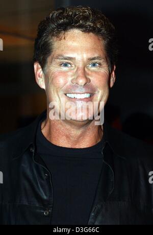 (dpa) - US actor David Hasselhoff, star of the US television shows ...