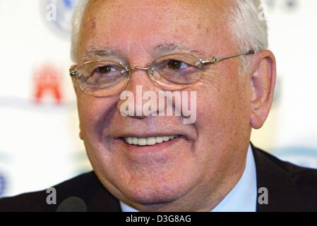 Mikhail Gorbachev during a press conference at the Reagan Gorbachev ...