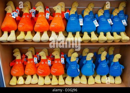 Greece Athens Athena and Phevos Olympic Mascots Stock Photo - Alamy