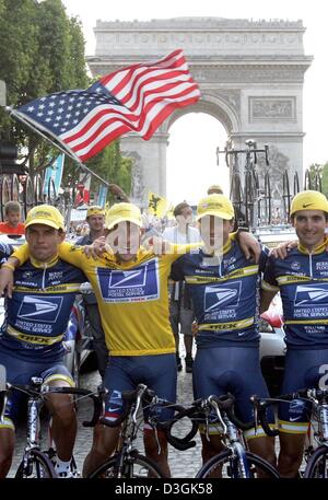 (dpa) US Postal team rider and five-time Tour de France winner Lance ...