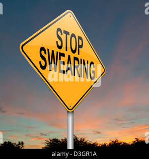 No swearing concept Stock Photo - Alamy
