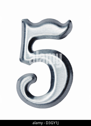 number numbers five 5 symbol figure digit Stock Photo - Alamy