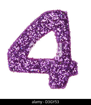 number numbers four 4 symbol figure digit Stock Photo - Alamy