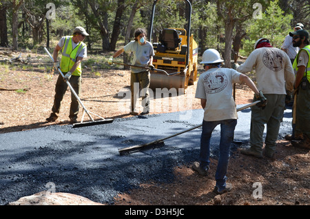 Construction of the South Rim Greenway at Grand Canyon National Park ...