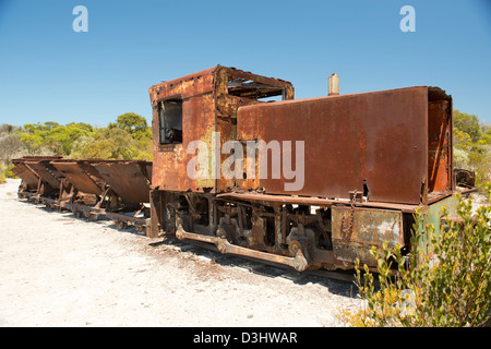 Old Historic mining rail cart from cement mine Charters Towers Stock ...