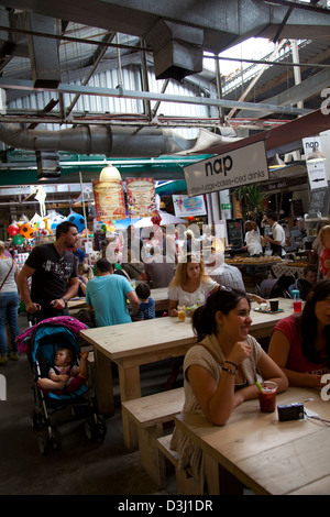 Hout Bay Market Food Area in Cape Town - South Africa Stock Photo - Alamy
