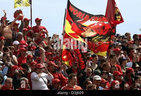Ferrari Supporters during Formula 1 drivers team Ferrari presentation ...