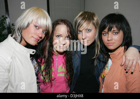 (dpa) - Members of the German rock band 'Rammstein' with their singer ...