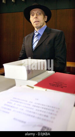 German professor Gunther von Hagens who carries out a public autopsy ...